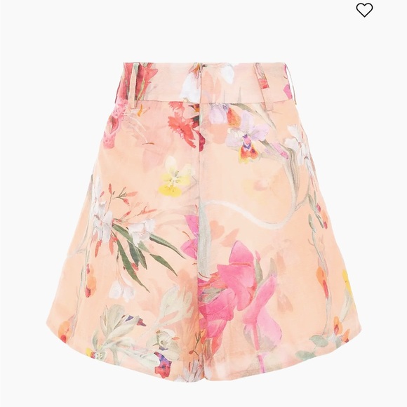 Milly | Shorts | Milly Pink Floral Print Shorts | Poshmark
